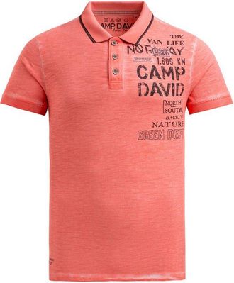 Camp David Poloshirt aus Baumwolle