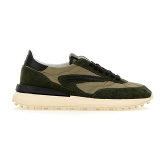 D.A.T.E. Atheleta Nylon Sneakers - - Shoes - Herren - Gr&uuml;n - 41 EU