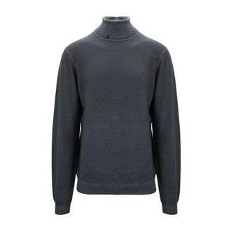 Sun 68 Merino Woll Rollkragenpullover - - Knitwear - Herren - Schwarzk - XL