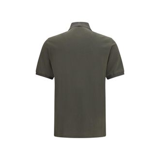 Brunello Cucinelli Mens Bicolor Cotton Polo Shirt