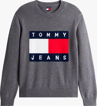 Tommy Hilfiger Pull chin&eacute; &agrave; badge drapeau