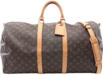 Louis Vuitton unisex, Pre-owned, Brun, Taille: ONE Size Sac week-end en toile Pre-owned