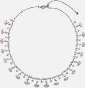 Kamyen Jewellery Choker The Eye aus 18kt Weißgold mit Emaille und Diamanten