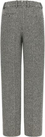 Tom Ford Houndstooth Trousers - Black