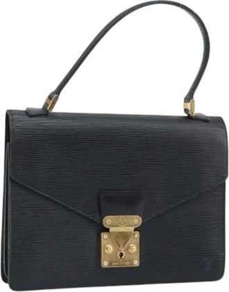 Louis Vuitton Sac &agrave; main en cuir Epi Pre-owned - Femme - Pre-owned - Noir - Taille: ONE Size