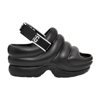 UGG Heben Sie Ihren Sommerstil mit flachen Sandalen - - Shoes - Damen - Schwarzk - 40 EU