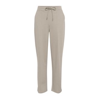 Kaffe Straight Hose mit Elastischem Bund Elephant Skin - - Trousers - Damen - Grau - XL