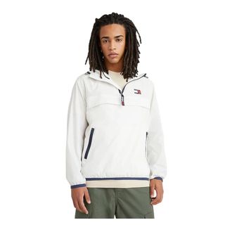 Tommy Jeans Leichte Herrenjacke- Modell Pckable Tech Chicago Popover - - Jackets - Herren - Wei&szlig; - XL