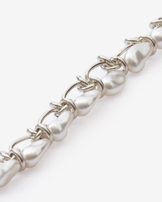 Isabel Marant Collier Ras Du Cou Rain Drop - Femme - Blanc Et Argent&eacute; - - Isabel Marant