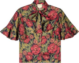 Maria de la Orden Blouse Balzac Fleurs Maria de la Orden