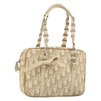 Dior Sac &agrave; main vintage Pre-owned - Femme - Pre-owned - Beige - Taille: ONE Size