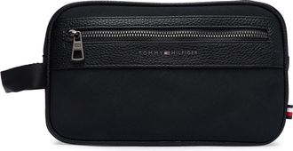 Tommy Hilfiger Kosmetiktasche Tommy Hilfiger Th Repreve Washbag AM0AM14514 Schwarz