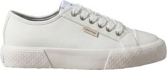 Calvin Klein Baskets unies &agrave; bout renforc&eacute; en cuir