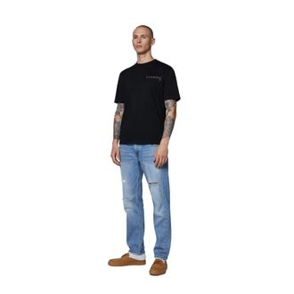 John Richmond Homme, Tops, Noir, Taille: XL Minimal Logo T-Shirt