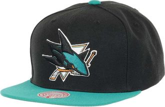 Mitchell & Ness San Jose Sharks NHL Team 2 Tone Snapback Cap Kappe Basecap