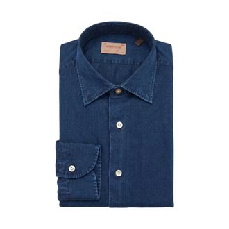 Borriello Homme, Chemises, Bleu, Taille: 4XL Chemise en jean