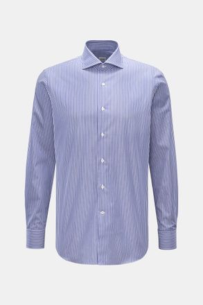 Alessandro Gherardi Herren - Business Hemd Haifisch-Kragen navy/wei&szlig; gestreift