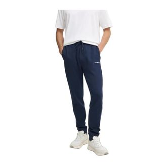 Michael Kors Logo Tape Cotton Blend Jogger - - Trousers - Herren - Blau - S
