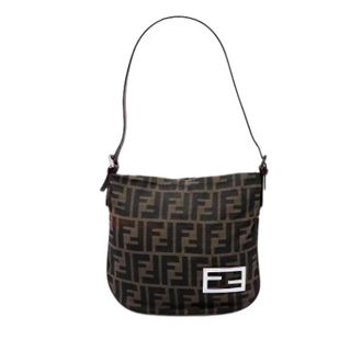 Fendi Pre-owned Vintage Canvas Shoulder Bag - - Pre-owned - Damen - Braun - ONE SIZE