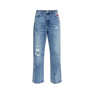 Carne Bollente Bell Bottom Bunny Jeans - - Jeans - Damen - Blau - W24