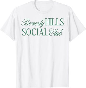 Trendy Apparel Beverly Hills California Social Club Green T-Shirt