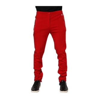 Dolce & Gabbana Luxuri&ouml;se Logo Jogger Sweatpants - - Trousers - Herren - Rot - S