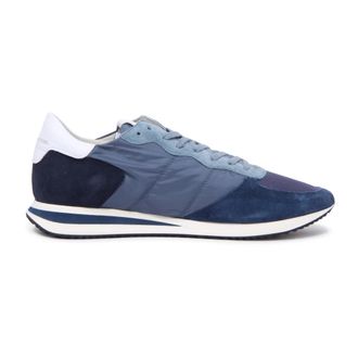 Philippe Model Trpx Low Man-Mondial Denim Sneakers - - Shoes - Herren - Blau - 46 EU