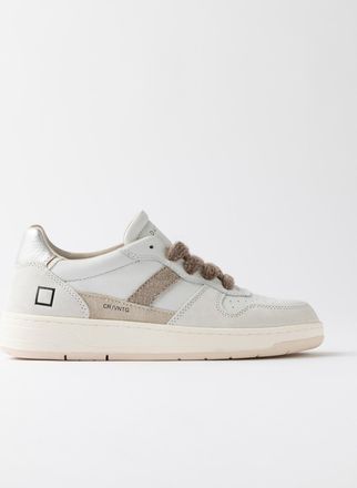 D.A.T.E. court 2.0 vintage white-silver