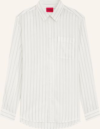 HUGO BOSS Hugo Hemd Erillo Oversize Fit beige