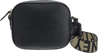 Stella McCartney Femme, Sacs, Noir, Taille: ONE Size Logo Camera Sac bandouli&egrave;re