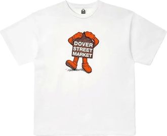 Kaws x Dover Street Market T-Shirt mit Print - Wei&szlig;