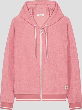 Jott Veste zipp&eacute;e &agrave; capuche Pink antique Tellin - Taille XL