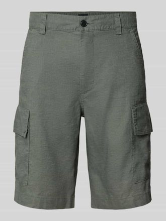 Boss Orange by Hugo Boss Relaxed Fit Cargoshorts aus Leinen-Mix Modell SISLA-CARGO-S1