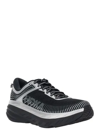 Hoka One One Unisex Sneakers M Bondi 7 Black Trainers