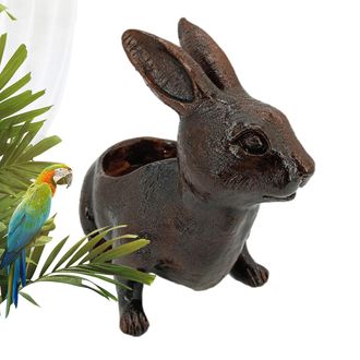 Generico Blumentopf - Dekorative Figur aus Harz, Blumentopf, 17,78 x 9 x 14 cm, f&uuml;r Haus, Au&szlig;enbereich, Wohnzimmer, Garten und Balkon