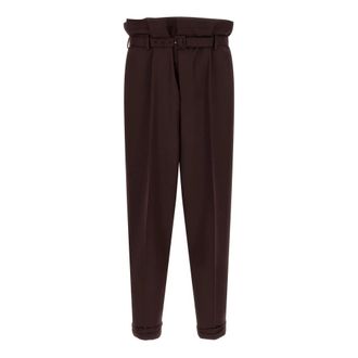 Saint Laurent Paperbag Hose - - Trousers - Herren - Lila - 2XL