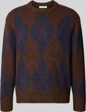 Selected Pullover aus Alpaka mit Rippabschl&uuml;ssen