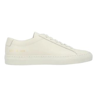 Common Projects Femme, Chaussures, Blanc, Taille: 36 EU Cuir baskets