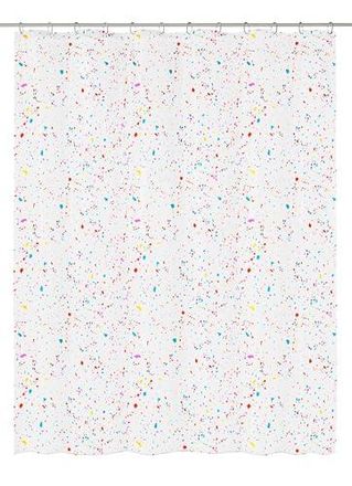 Kleine Wolke Duschvorhang Confetti, 180x200 cm, Multicolor
