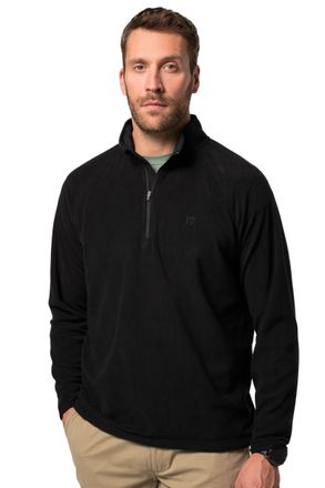 JP1880 Jay-PI Jay-PI Fleecetroyer, Bauchfit, Outdoor, Zippkragen, bis 7 XL schwarz XXL 834044100-XXL