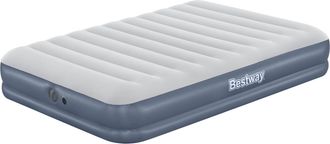 Bestway TriTech Doppelluftbett mit mobiler, akkubetriebener Elektropumpe 204 x 152 x 36 cm