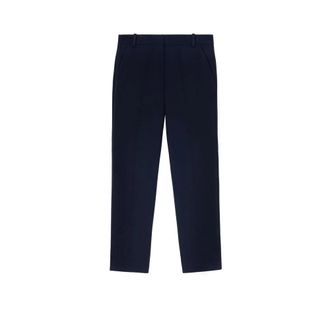 Pinko Technische Zigarettenhose aus Stoff - - Trousers - Damen - Blau - S