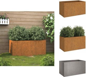 vidaXL Vidaxl - Jardini&egrave;re 62x40x39 cm acier corten - Jardinier - Pot De Fleurs - Plante - Ext&eacute;rieur - Balcon