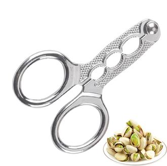 Generic Nussknacker aus Zinklegierung - Schalenknacker im Scherenstil, Nussknacker | Pinienkerne und Haselnüsse, langlebige Küchenzange mit komfortablem Griff