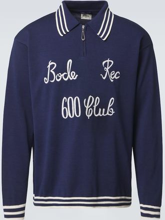 Bode Bestickter Polopullover Club aus Baumwolle