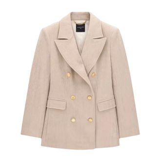 Marciano Lille Zweireihiger Blazer - - Jackets - Damen - Beige - XS