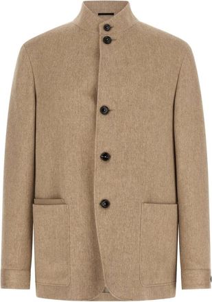 Ermenegildo Zegna Il Conte Jacket - Homme - Vestes - Beige - Taille: 2XL