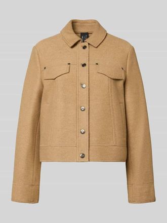 Marc Cain Hemdjacke aus Wolle mit Brusttaschen