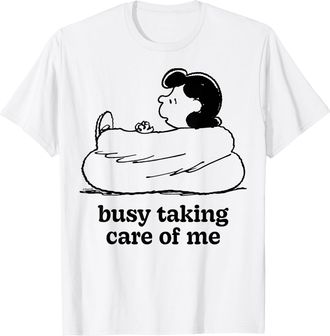 Peanuts Lucy Van Pelt Busy Taking Care Of Me T-Shirt