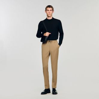 Sandro Elastische Hose mit geradem Schnitt